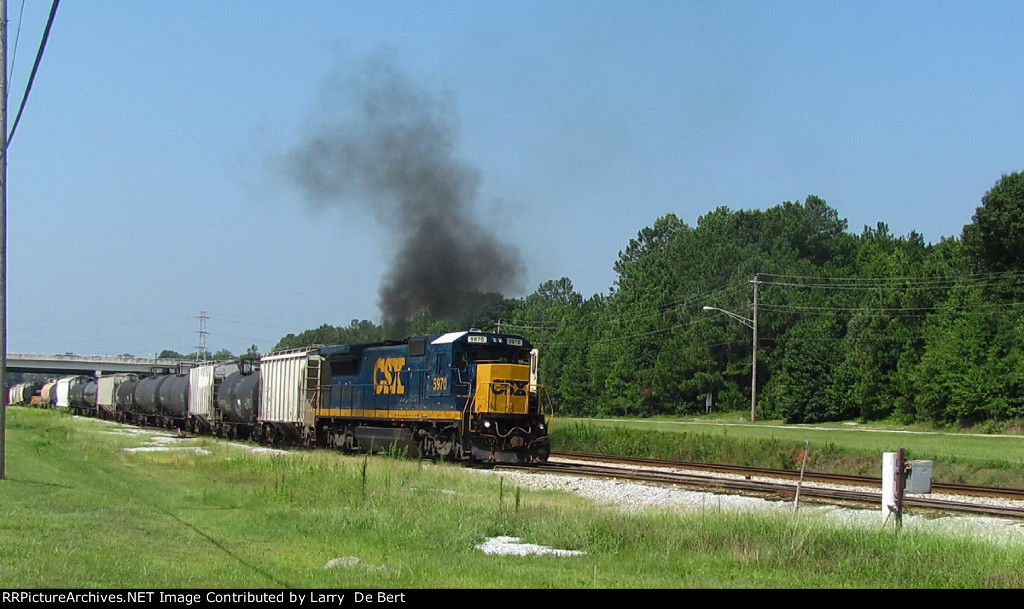CSX 5970 The exterior is clean
